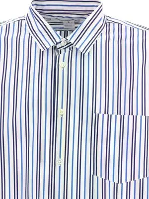 Play Comme Des Garcon Striped Cotton Shirt
