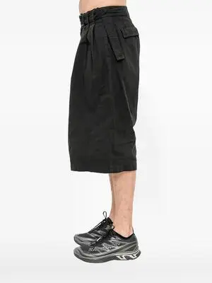 THE VIRIDI-ANNE Belted Bermuda Shorts