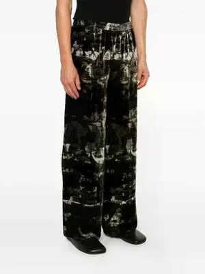 PIERRE-LOUIS MASCIA Kanada Dragon-print Trousers
