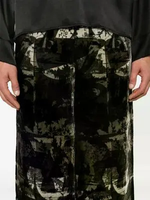 PIERRE-LOUIS MASCIA Kanada Dragon-print Trousers