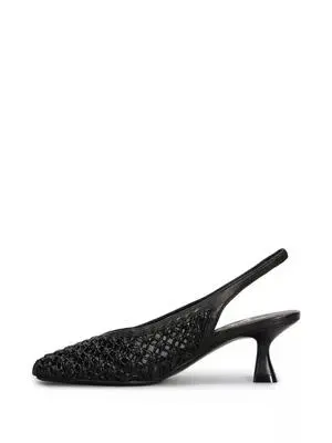 MARC ELLIS Woven Slingback Pumps