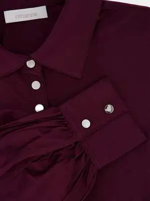 Rabanne Asymmetric Draped Mini Dress - Purple
