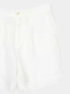 120% Lino Linen Casual Bermuda Shorts