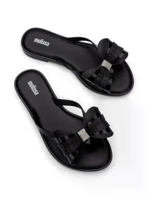 Melissa Bow Detail Flat Sandals