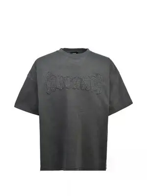 BREATH Distressed-patchwork T-shirt