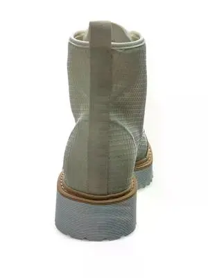 Hogan Lace-up Combat Boots