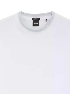 BOSS Tipped-trim Jersey T-shirt - White