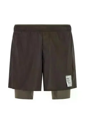Satisfy Satisfy Techsilk™ Wide-Leg Shorts Brown