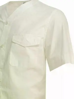 Auralee V-neck Chest-pocket Shirt