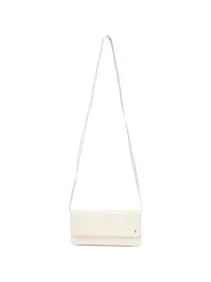 Celine Logo Embossed Crossbody Bag