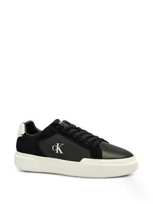 Calvin Klein Nyc Logo Print Sneakers - Black