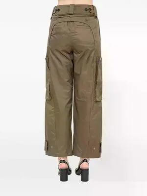 Andersson Bell Khaki Panelled Cargo Pants