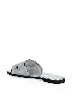 Dkny Logo-patch Mesh Sandals