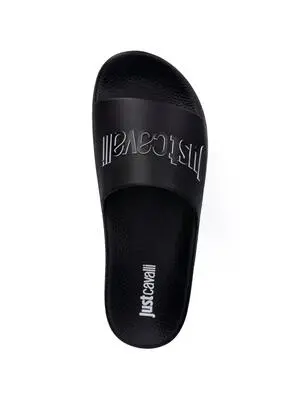 Just Cavalli Logo-embossed Slides