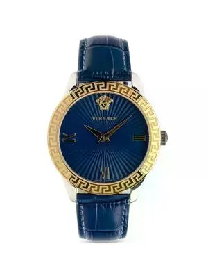 Versace Greca Bezel 38mm Watch - Blue