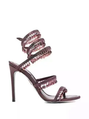 Rene Caovilla Chandelier Crystal-embellished Heeled Sandals