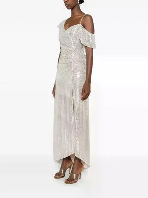 SELF-PORTRAIT Sequin-embellished Maxi Dress