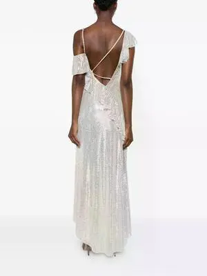 SELF-PORTRAIT Sequin-embellished Maxi Dress