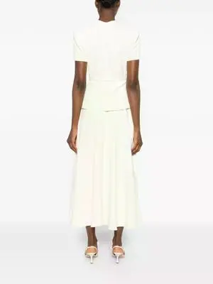 SELF-PORTRAIT Crystal-embellished Button-up Maxi Dress