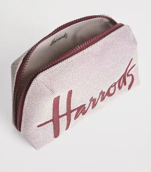 Harrods Logo Cosmetic Bag - Neutral