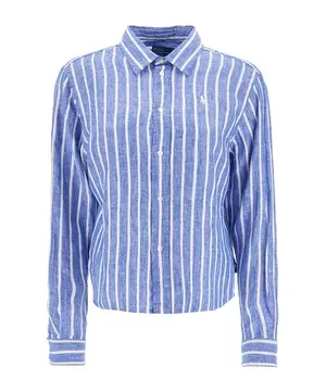 Polo Ralph Lauren Striped Button-up Shirt - Blue