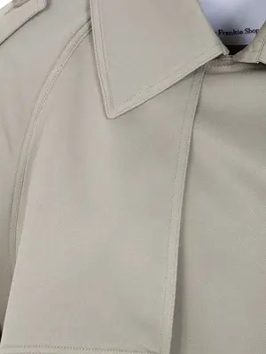 THE FRANKIE SHOP Elva Fluid Short Trench Coat