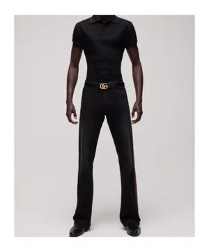 Gucci Side Stripe Flared Jeans