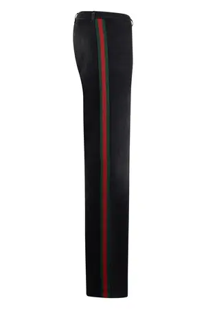 Gucci Side Stripe Flared Jeans