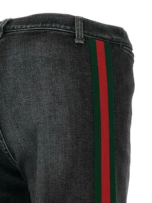 Gucci Side Stripe Flared Jeans