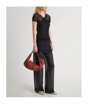 Paloma Wool Olimpia Mesh T-shirt - Black