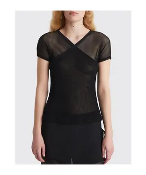 Paloma Wool Olimpia Mesh T-shirt - Black