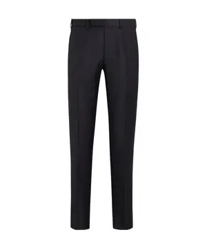 Zegna Trofeo Tailored Trousers - Black