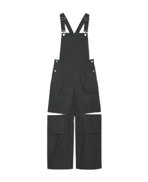 Gucci Logo Patch Wide Leg Dungarees