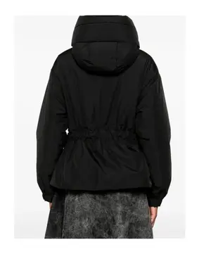 MOORER Belted High-neck Jacket