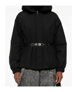 MOORER Belted High-neck Jacket