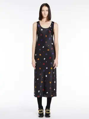 Sportmax Sleeveless Gemstone Print Dress