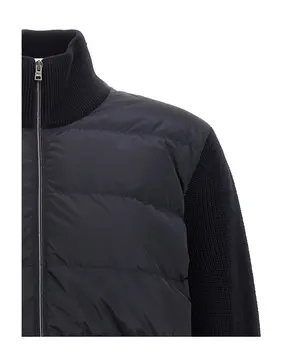 Herno Zip-up Knitted Puffer Jacket