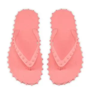 CHRISTIAN LOUBOUTIN Super Loubi Flip Sandals - Grapefruit Color
