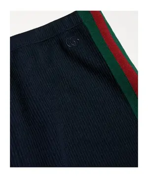 Gucci Side-stripe Cropped Pants