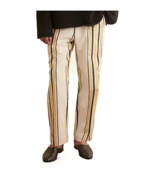 BODE Striped Casual Pants - Black