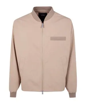 Herno Perforated Panel Zip-up Jacket