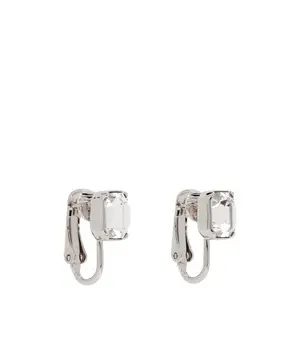 Dsquared2 Embellished Logo-engraved Clip Earrings