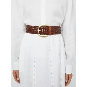 Max Mara Braided Buckle Belt