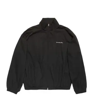 Acne Studios Logo Zip-up Jacket - Black
