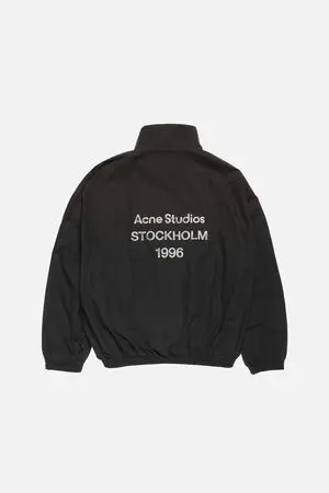 Acne Studios Logo Zip-up Jacket - Black