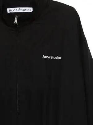 Acne Studios Logo Zip-up Jacket - Black