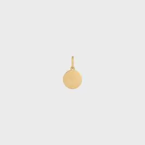 Celine Enamel And Brass Charm With Gold Finish - Gold/yellow/pink/orange