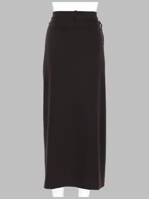 Paloma Wool Wrap Midi Skirt With Buckled Detail - No