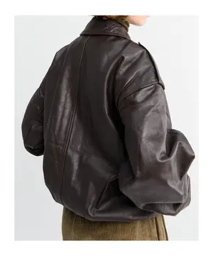 THE FRANKIE SHOP Viper Leather Jacket