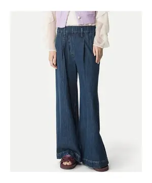 FORTE_FORTE Wide-leg Denim Trousers
